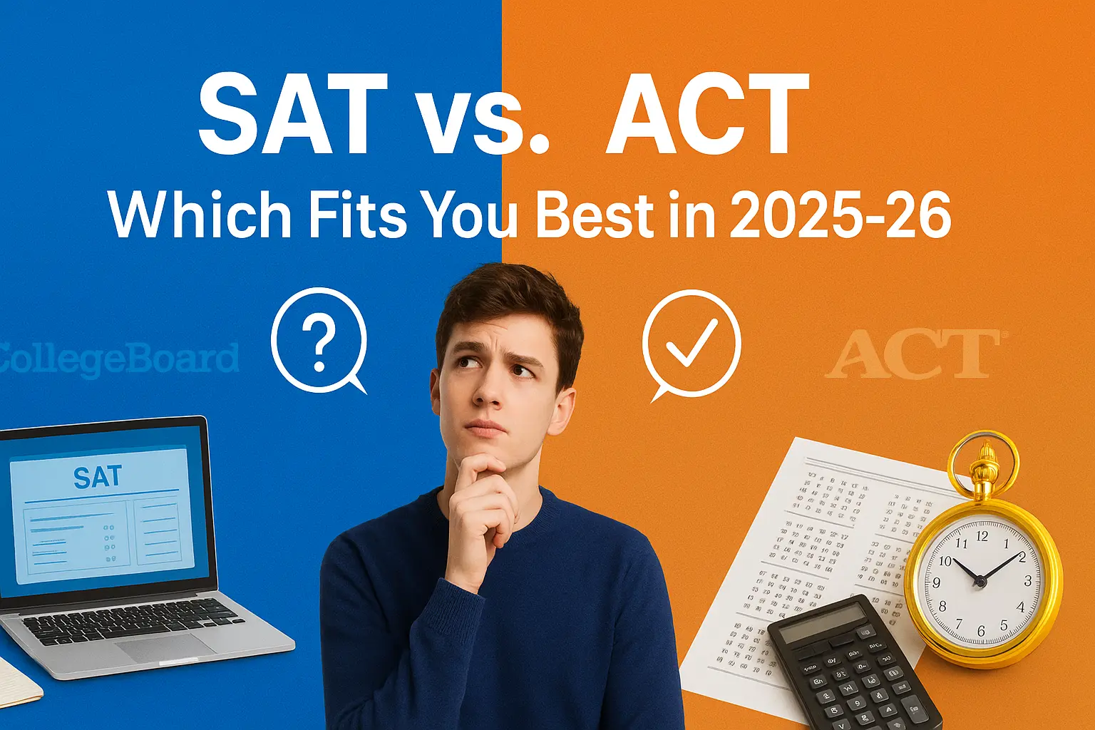 SAT Vs. ACT: Which Test Should You Take? (2025 Comparison Guide)